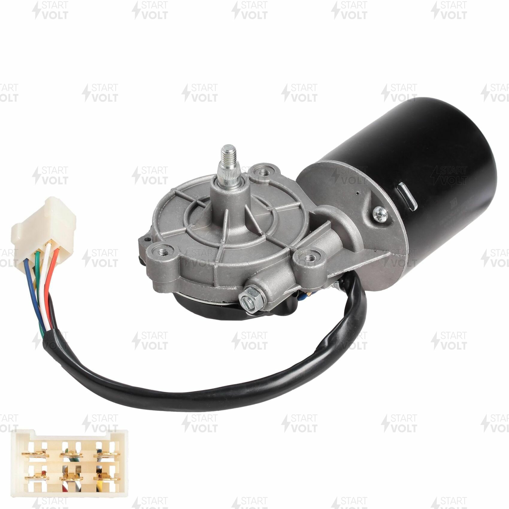 Мотор стеклоочистителя Startvolt для ВАЗ-2108/2109/2114/2115, ГАЗ, УАЗ