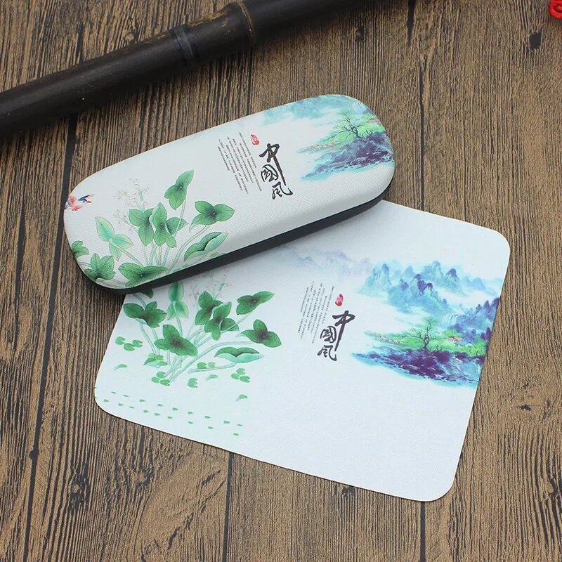 Железная коробка для очков в стиле ретро Box and cloth A