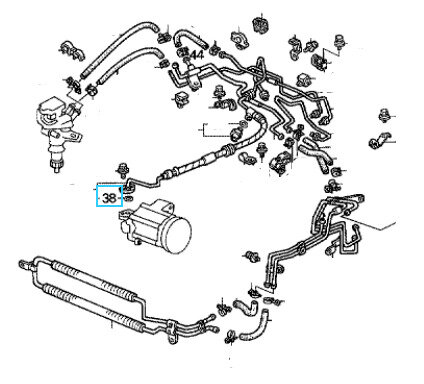 Уплотнительное кольцо 11х1.9; Артикул Honda: 91370SM4004 (Оригинал)