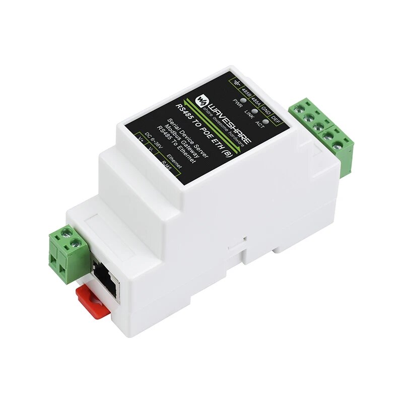 Промышленный сервер RS485 Ethernet Modbus RS485 with POE