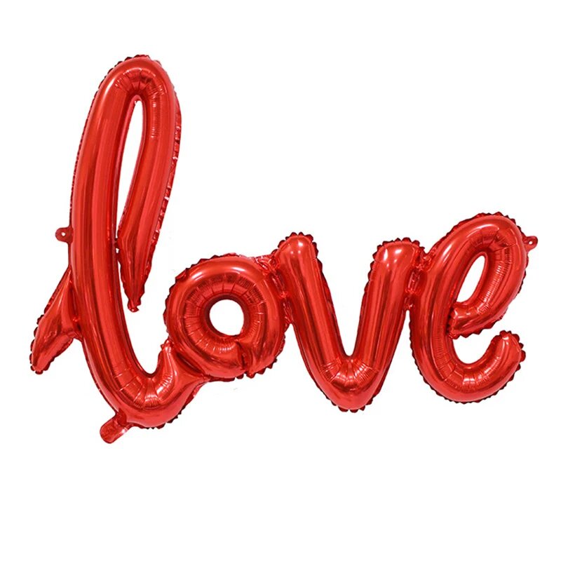 Красный фольгированный шар LOVE 108 см