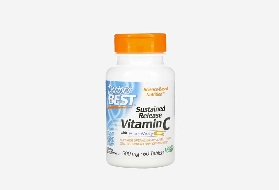 Витамин C DOCTORS BEST sustained release vitamin С 500 мг