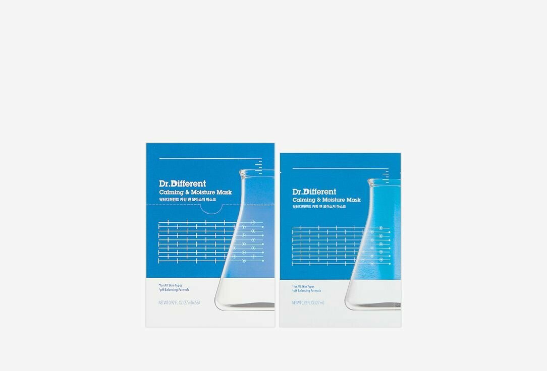 Успокаивающая увлажняющая маска DR.DIFFERENT Calming & Moisture