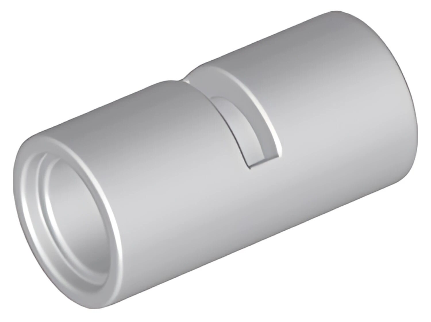 Деталь LEGO Technic, Pin Connector Round 2L with Slot (Pin Joiner Round) 62462 Light Bluish Gray U