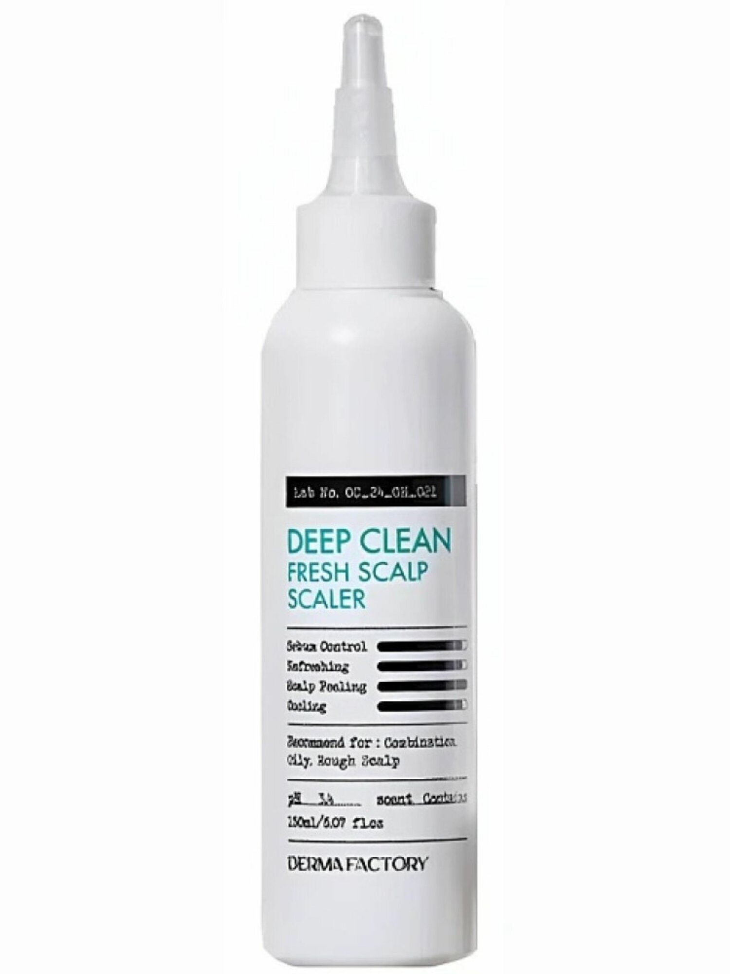 Derma Factory Сыворотка пилинг с AHA и BHA для жирной кожи головы Deep clean freash scalp scalper 150 мл.