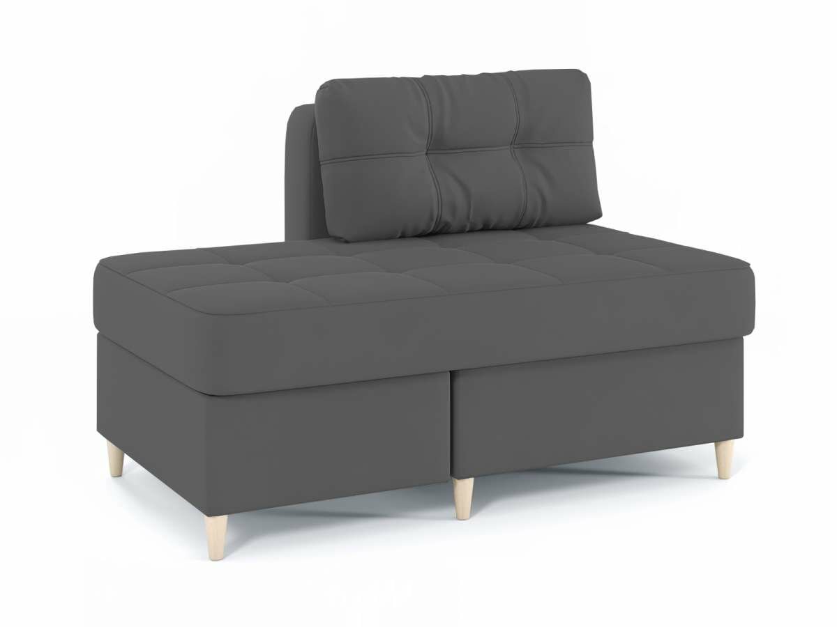 Диван трансформер Уно 2 Велюр Зара Грей 18