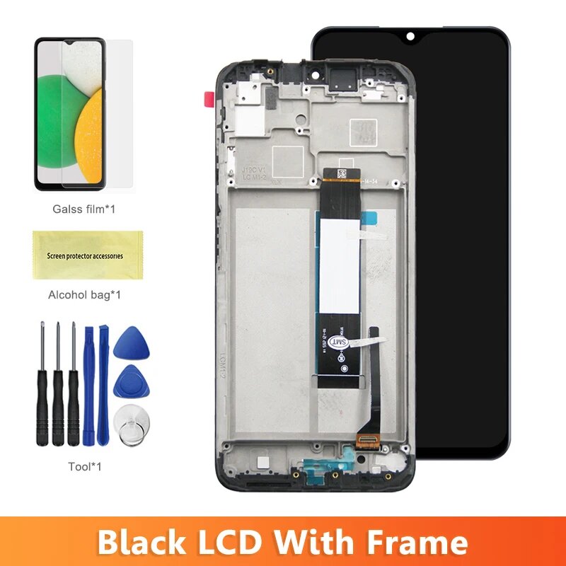 Для Xiaomi 6,53 'OEM Redmi 9T для Redmi9T J19S M2010J19SG ЖК-дисплей, дигитайзер сенсорного экрана в сборе, замена Black With Frame