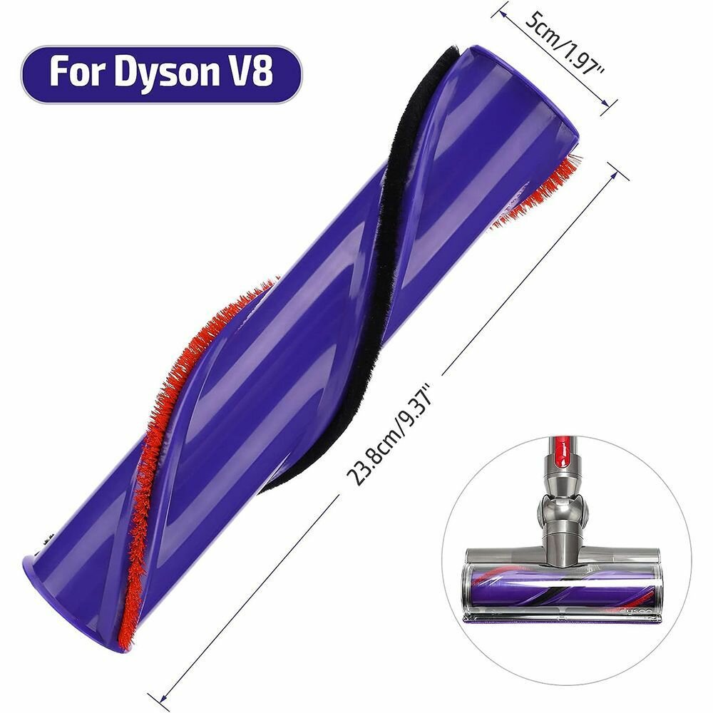 Аккумуляторная роликовая щетка для пылесосов 966821-01 Подходит для пылесосов Dyson V8.