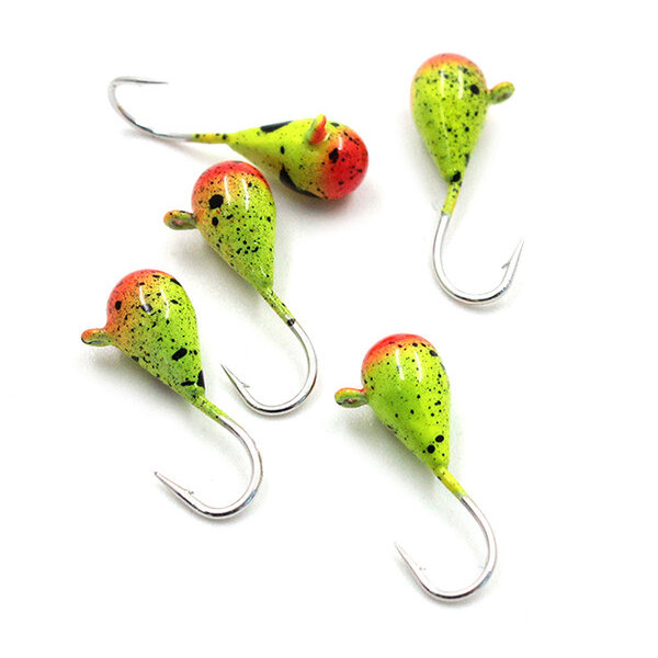 Мормышка вольфрамовая Yaman "Капля с ушком №5" (Пестрый), 1.9 г Я-МР806