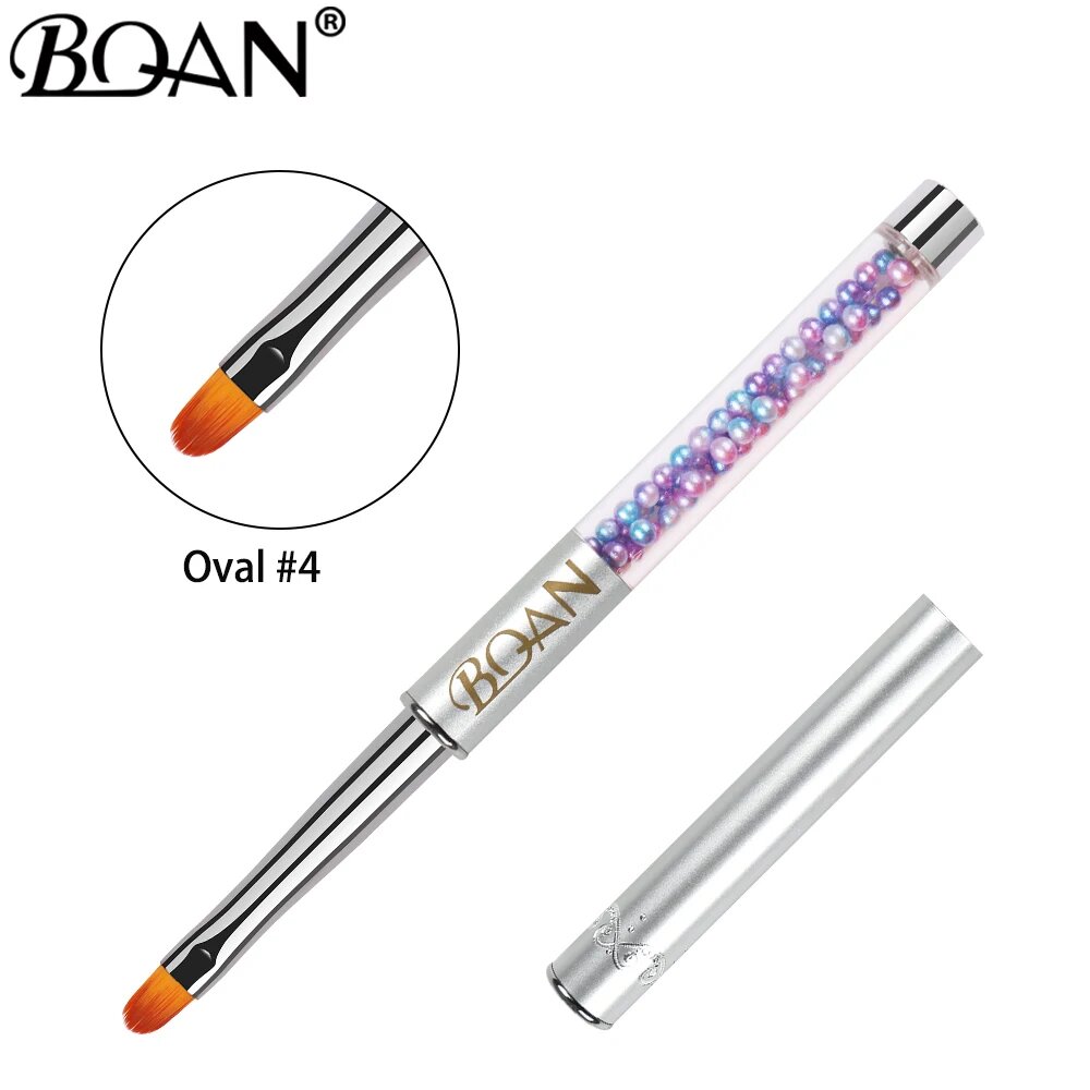 Кисть для ногтей BQAN Oval #4