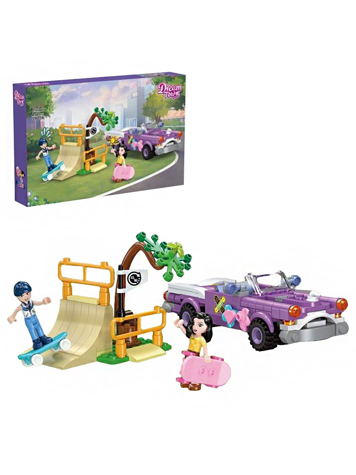 Конструктор Jie Star Френдс "Кадилак", 252 детали