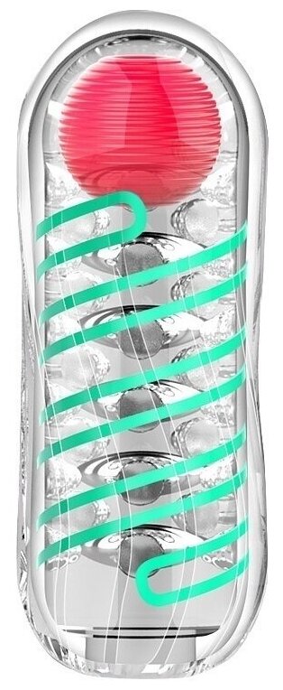 Многоразовый мастурбатор MMG Sex Toys Spinner Tengarium с эффектом вращения, зеленый, Товар 18+, Интимная игрушка, Женская вагина, Интим игрушка для взрослых, без вибрации, Реалистичный мастурбатор