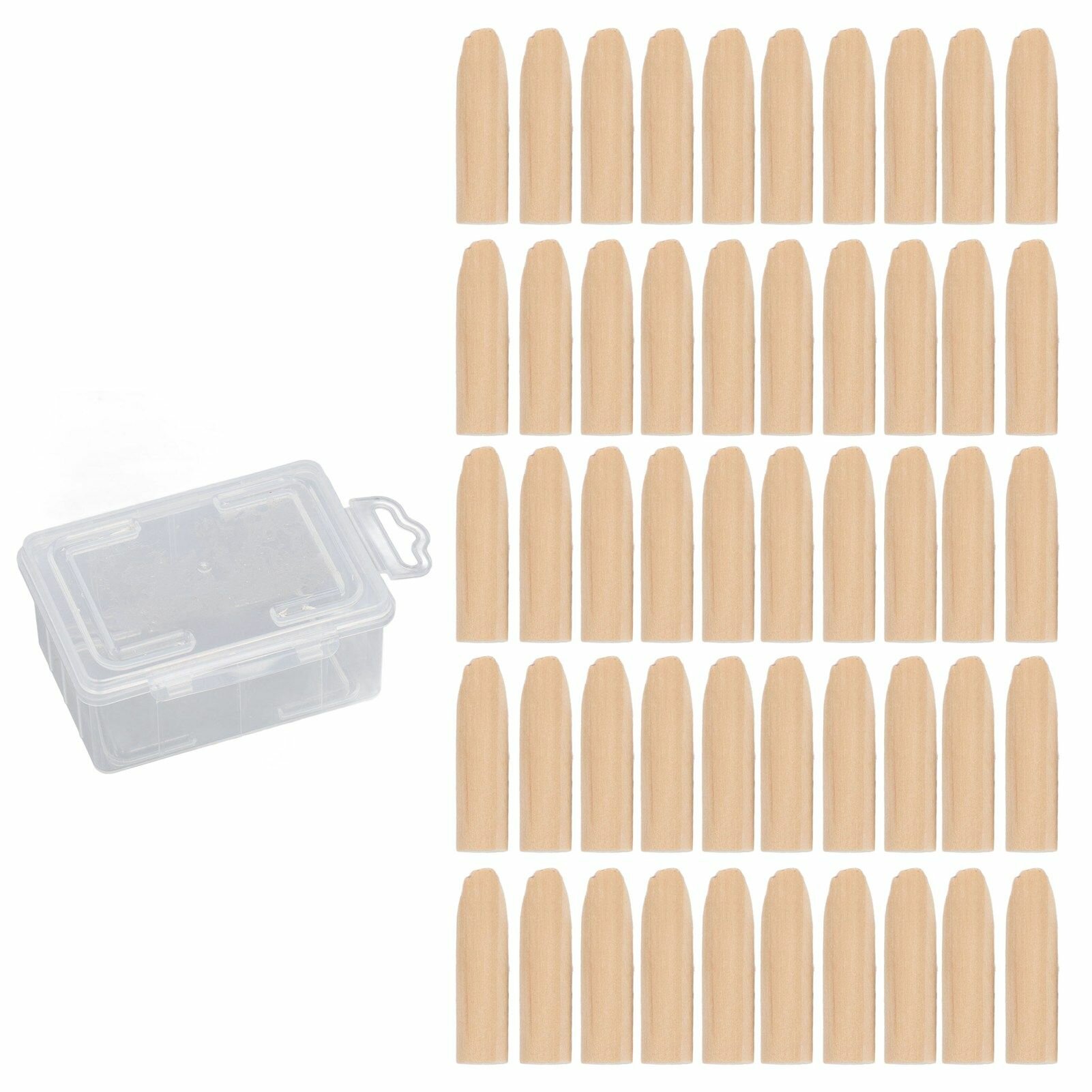 50 шт. деревянные заглушки 9.5 мм (сосна)