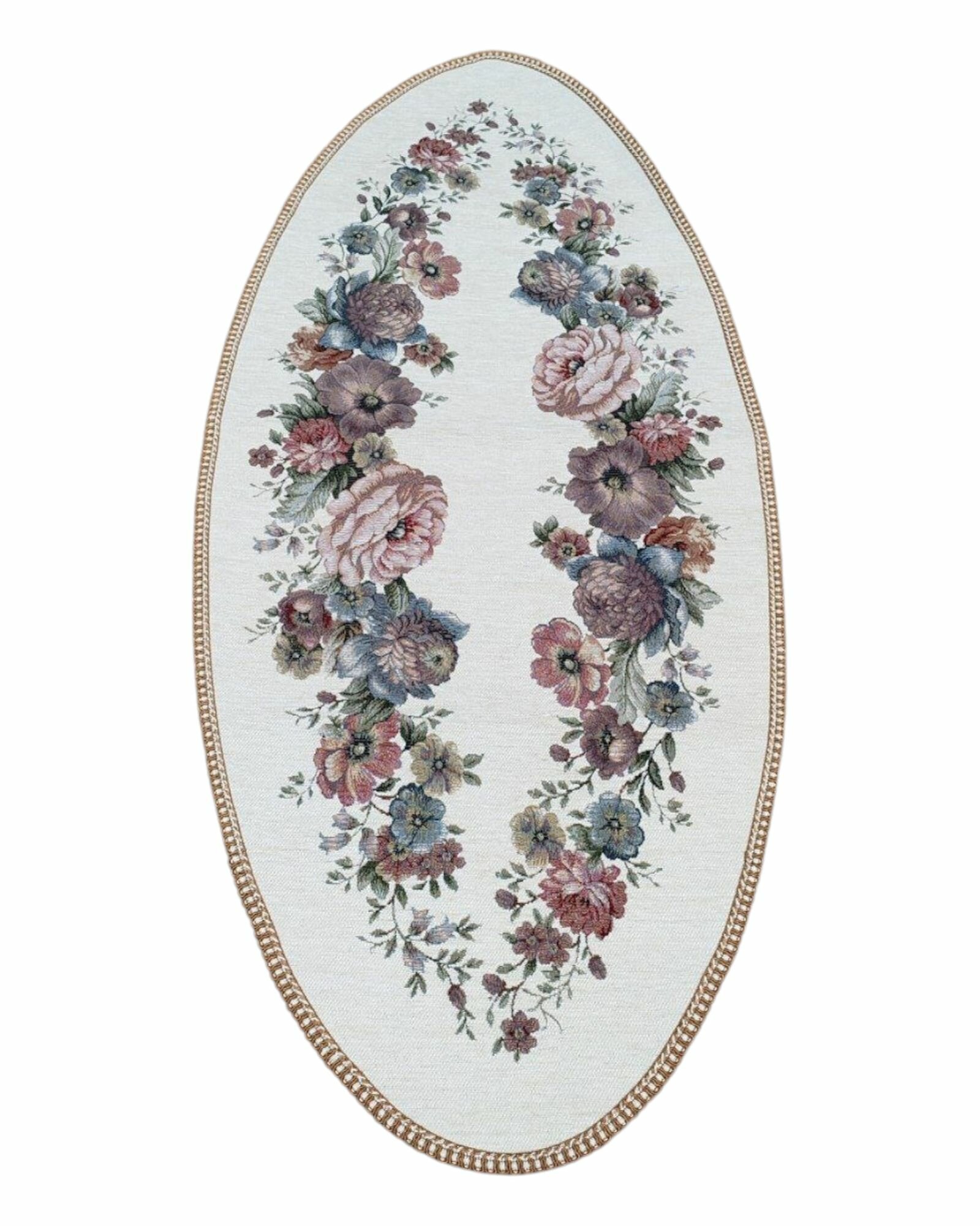 Дорожка для стола Le Gobelin Зимний сон Белая Гирлянда 50x115 см