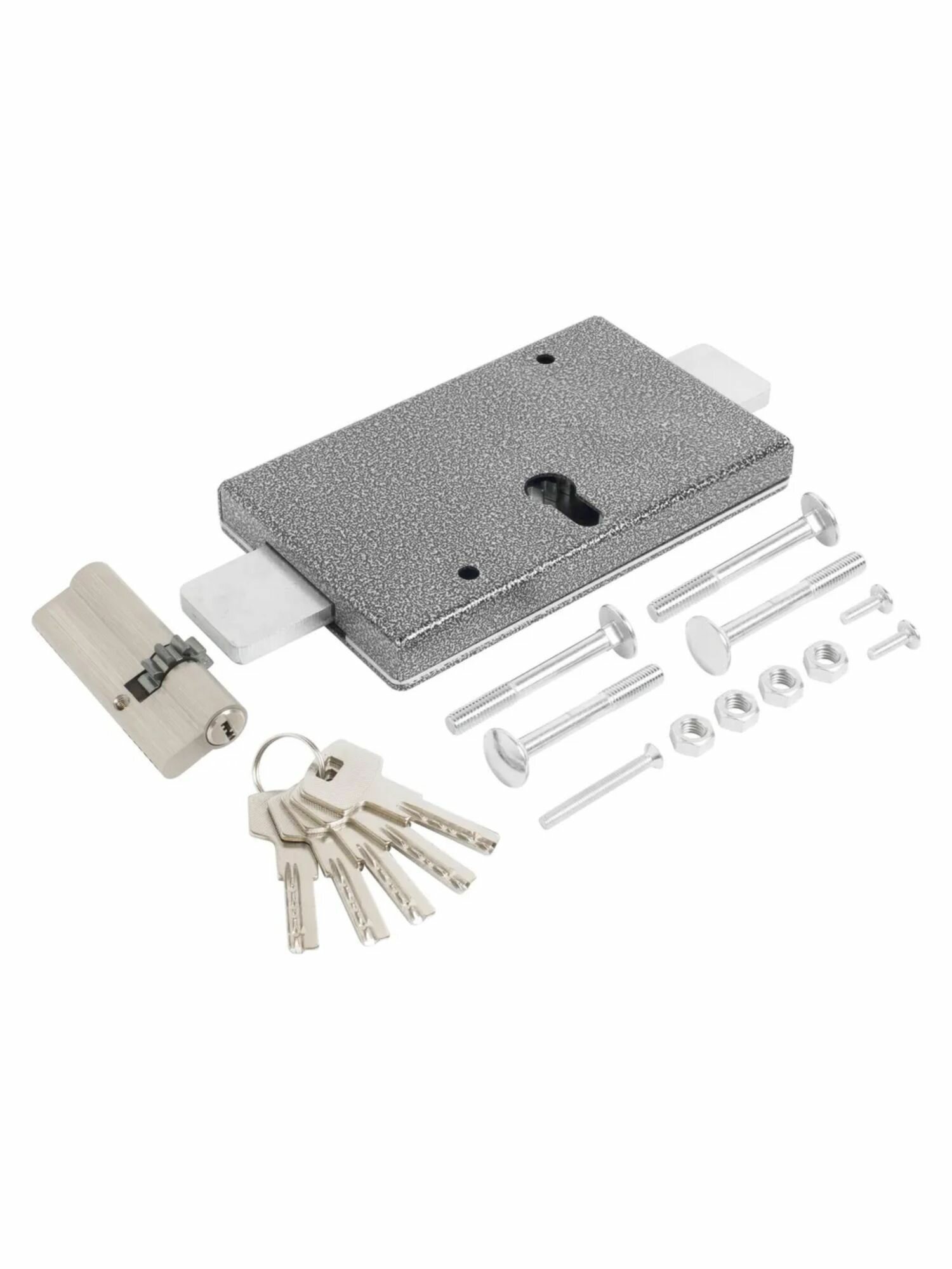 Замок накладной ЗГЦ Аллюр (совместим с ЗГЦ и ЗНЦ Сельмаш) цилиндровый