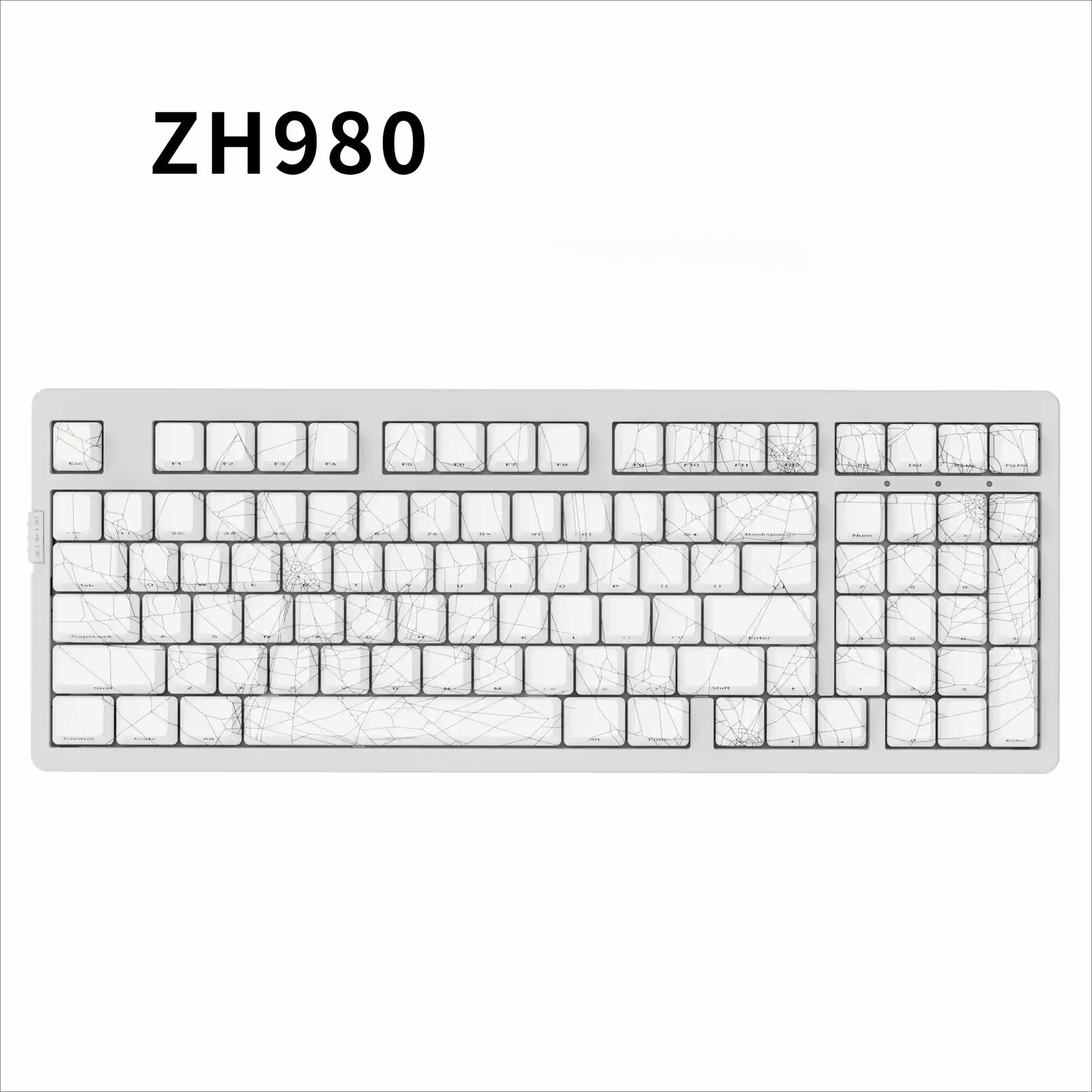 Механическая клавиатура spider web с тремя режимами работы ZH980