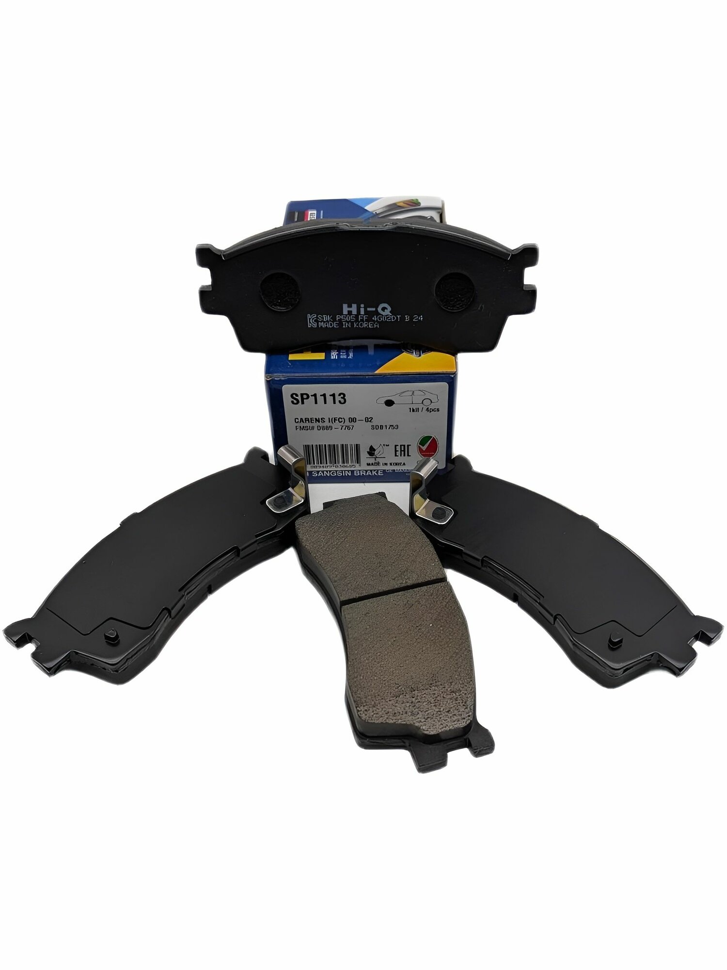 Колодки тормозные передние KIA CREDOS II, CARENS, SPECTRA SANGSIN BRAKE SP1113