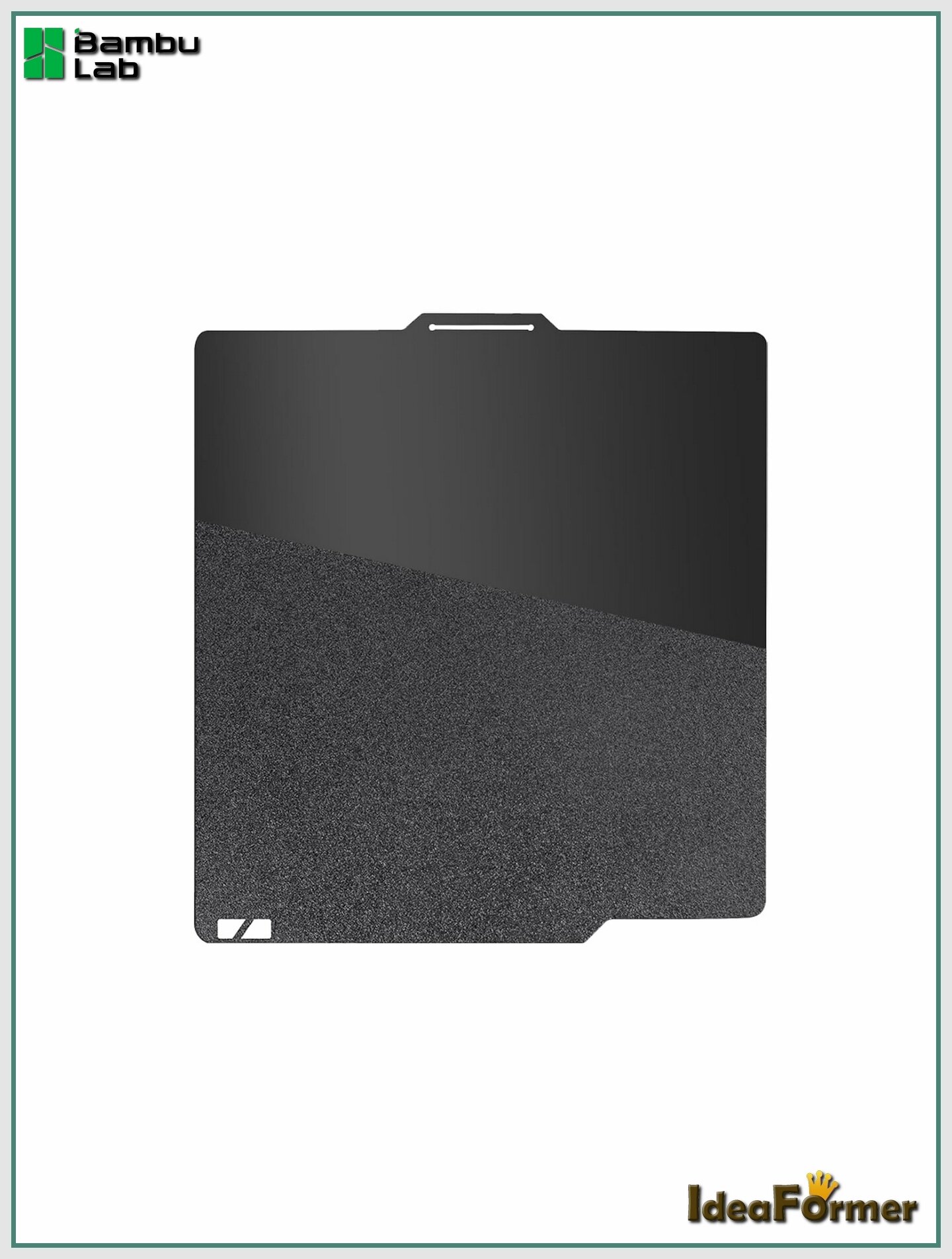 Двусторонний стол PEI для Bambu Lab X1 / P1P, 257x257мм, черный