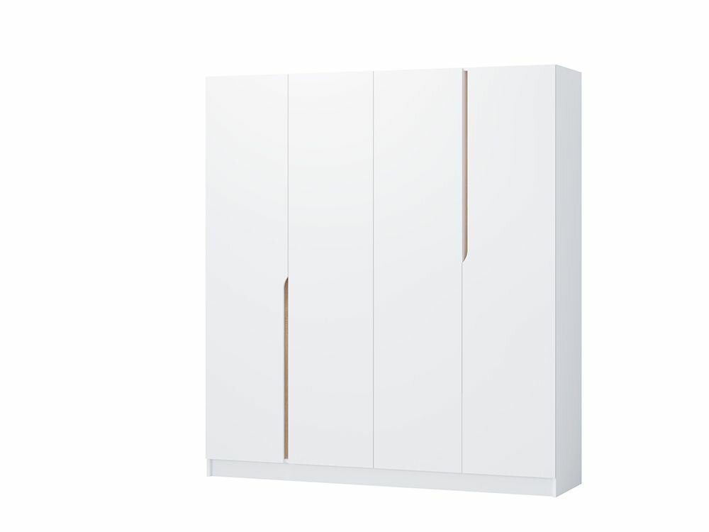 Шкаф Регион 058 "Гермес", ЛДСП, 200x220х52 см, распашной, белый/сонома