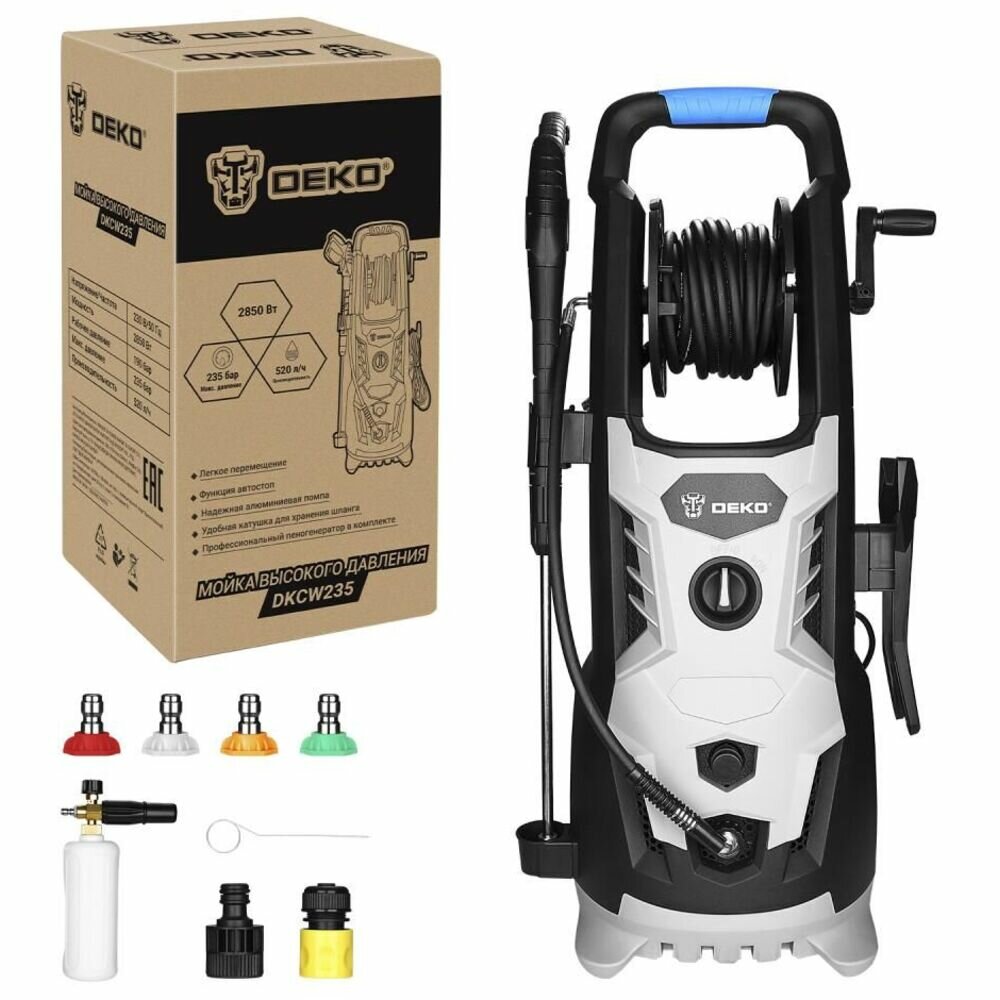 Мойка высокого давления Deko DKCW235 083-2029