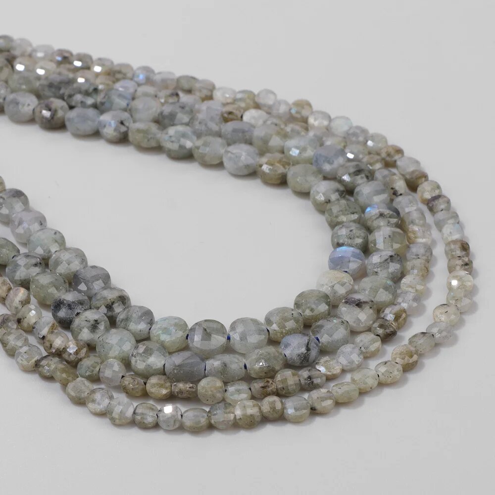 Бусины из лабрадорита 6 мм, 60-63 шт.