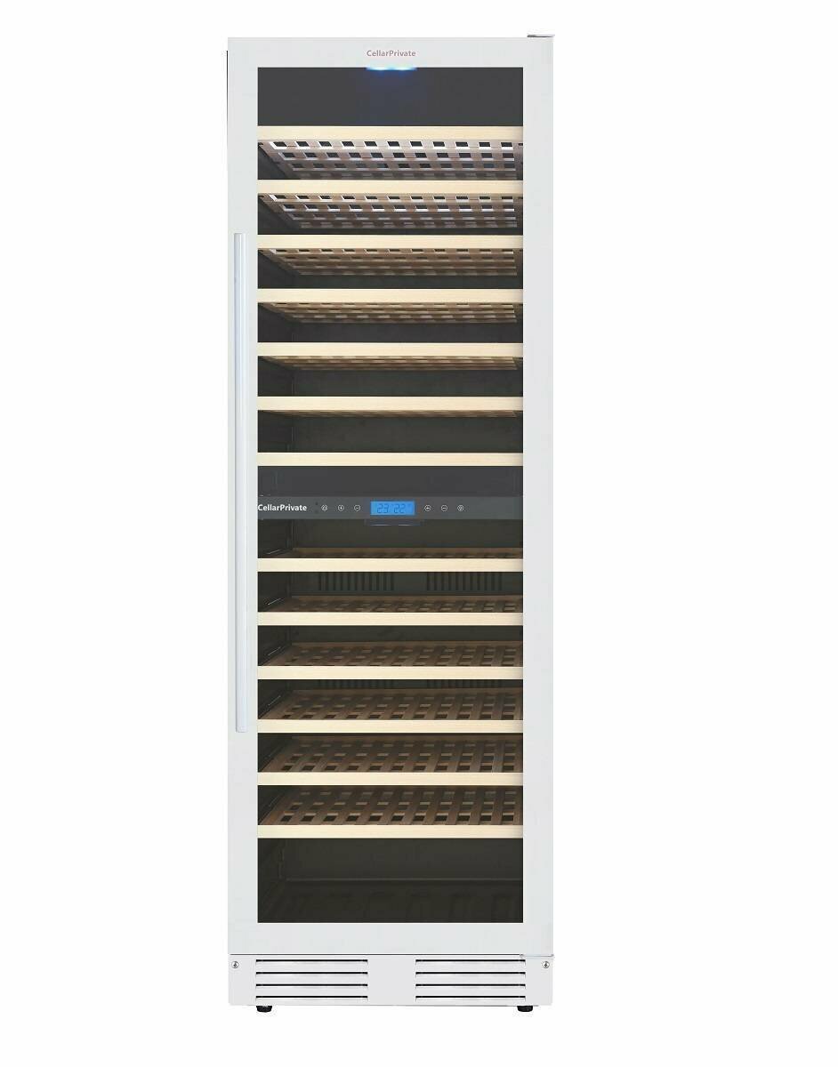 Винный шкаф двухзонный на 163 бутылки Cellar Private CP165-2TW