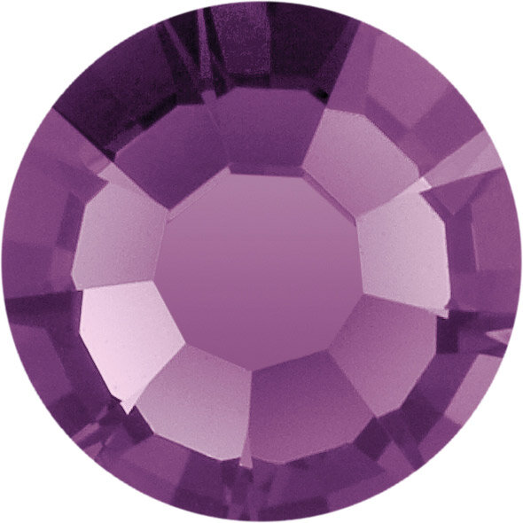 Стразы клейкие PRECIOSA 438‑11‑615 i SS08 2,4 мм стекло сиреневый amethyst