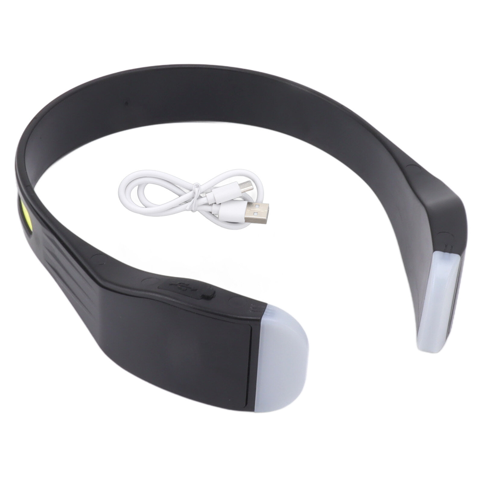 Черный перезаряжаемый светодиодный налобный фонарь COB, 2000 лм, супер яркий, 4 режима, легкий для бега, кемпинга, экстренной помощи