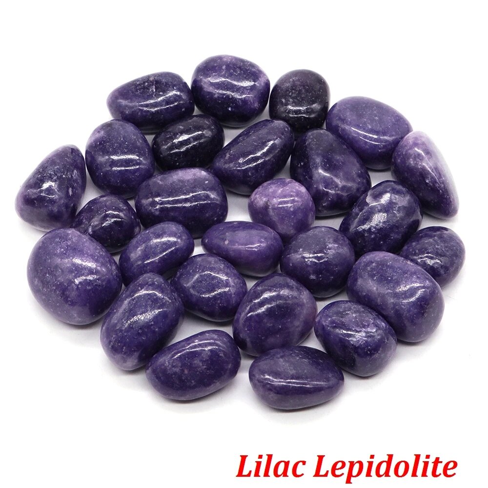 Набор натуральных камней Фиолетовый, 1000g, Lilac Lepidolite