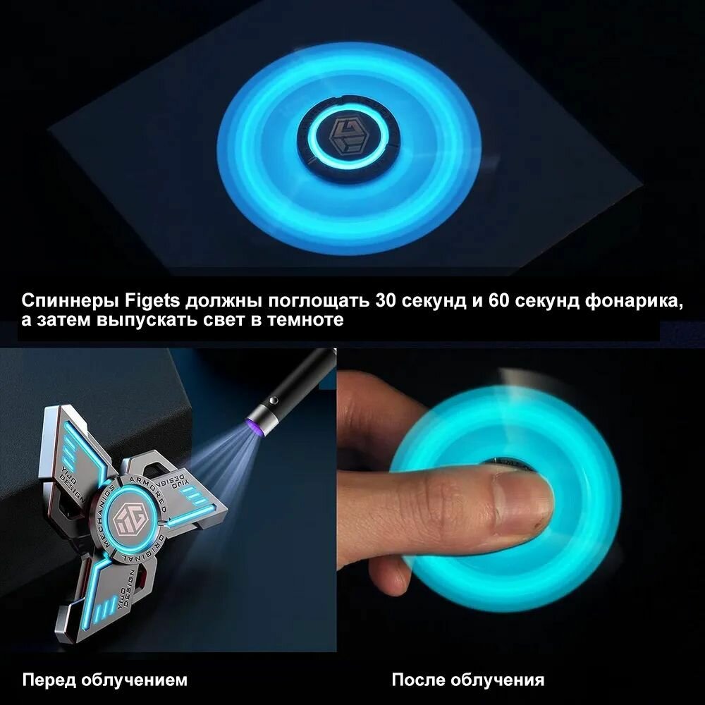 Игрушка-антистресс "fidget spinner", для снятия стресса, 165 мм