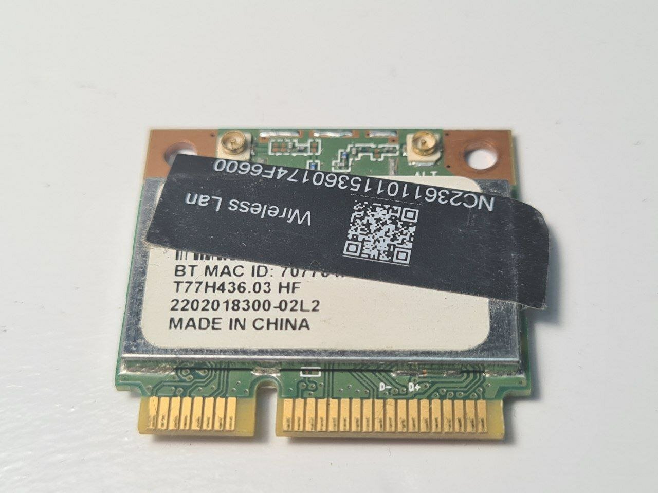 Wi-Fi адаптер Model: Atheros QCWB335
