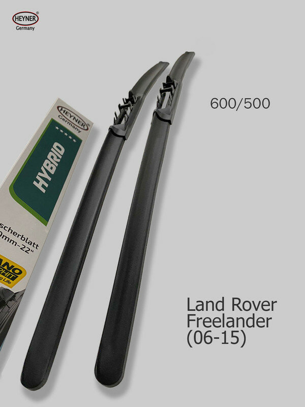 600 500мм. Дворники Щетки стеклоочистителя для Land Rover Freelander Ленд Ровер Фрилендер (06-15)