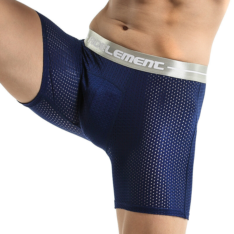 Нижнее белье, мужское, спортивное, износостойкое, с перфорацией, цвет королевский синий, размер XXL