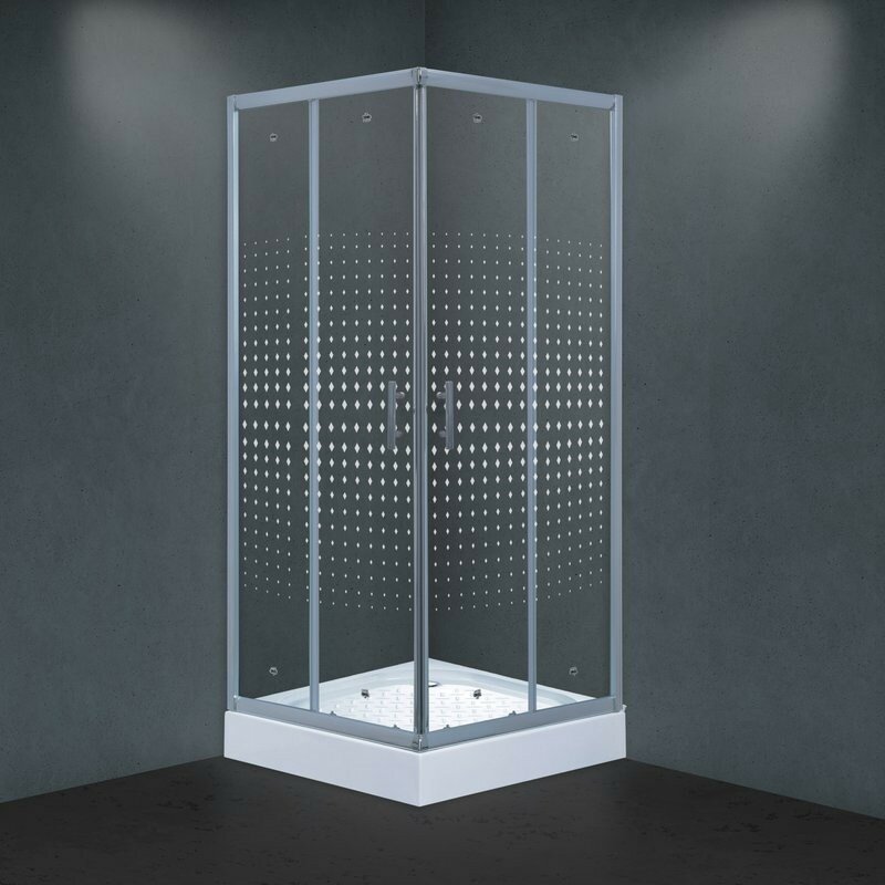 Душевой уголок Timo Viva Lux TL-1102 Romb Glass с поддоном