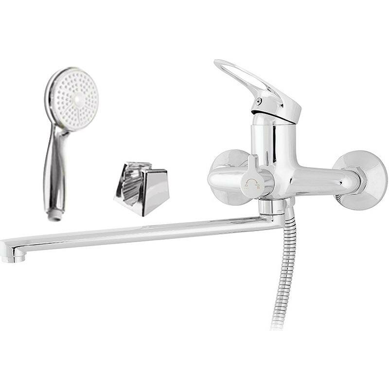 Смеситель для ванны Melodia della vita Classica MDV40741 хром, универсальный, рычажное управление, латунь