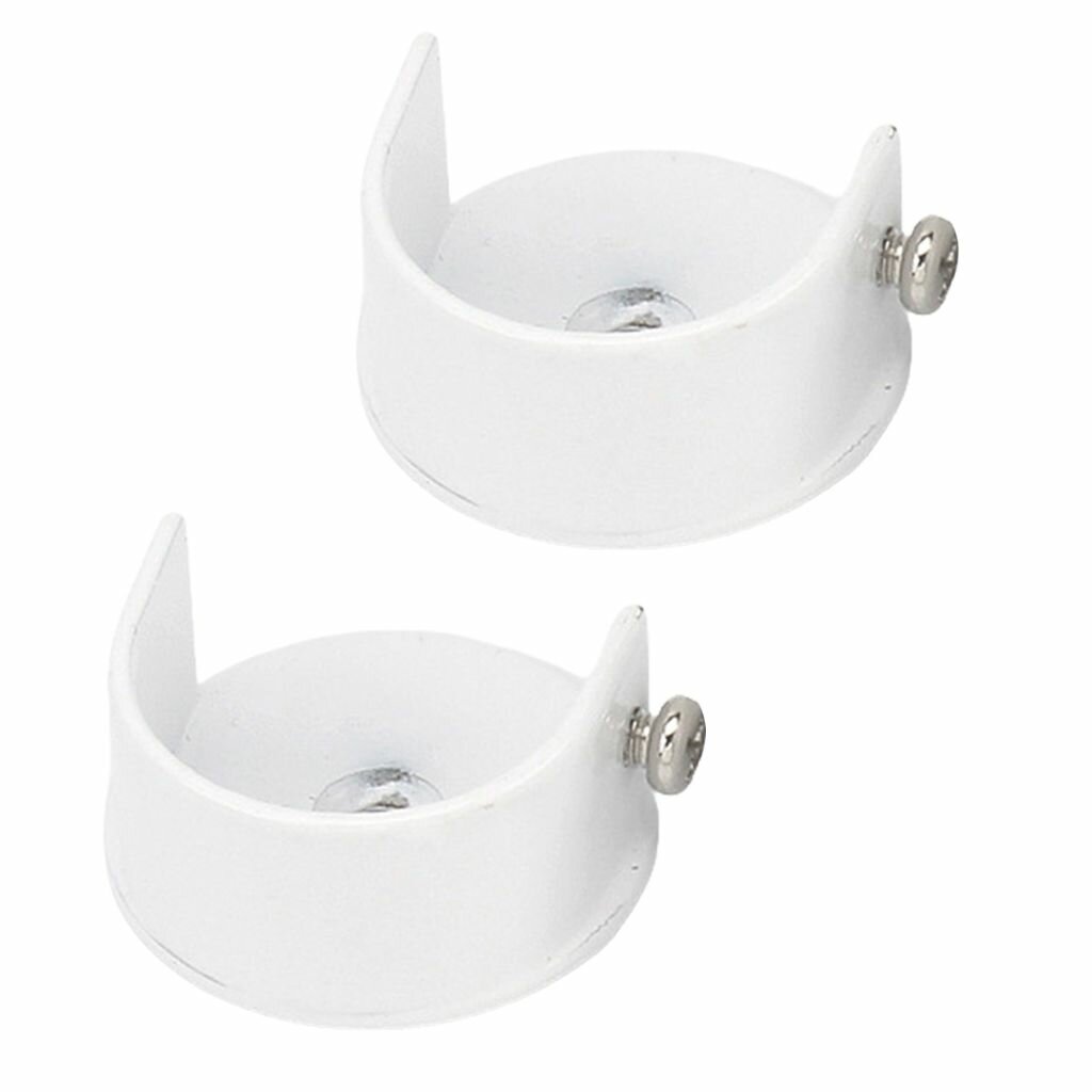 2 трубы диаметром 28 мм, аксессуары для римских стержней, боковой кронштейн для карнизов-28, белый боковой кронштейн цвета слоновой кости