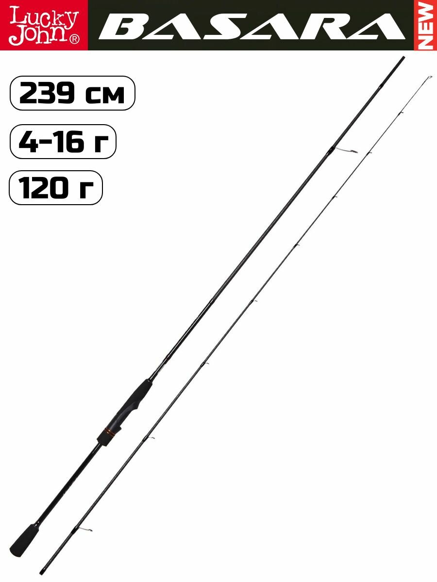 Спиннинг LUCKY JOHN Basara 16 2.39 (239 см, 4-16 г, арт. LJBA-7102LEF)