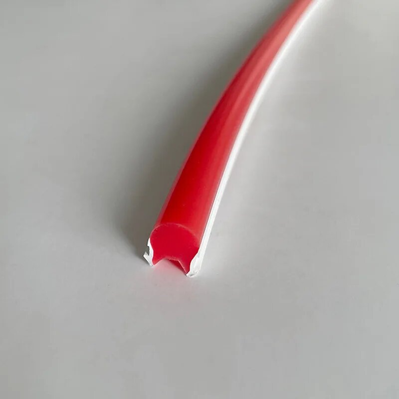 Неоновая силиконовая лента khelse 12В Красный, red, 8mm Wide, 1 м