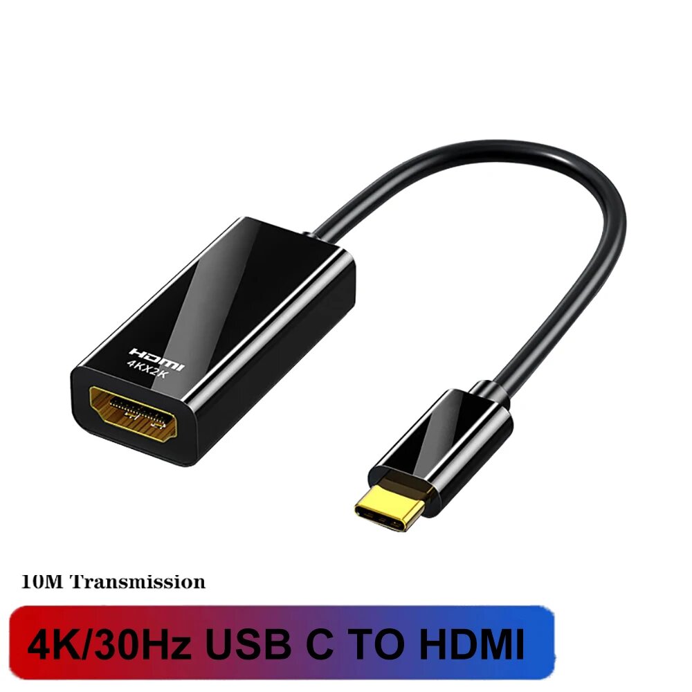 USB C — HDMI кабель 4K 60Гц USBC to HDMI 4K30Hz