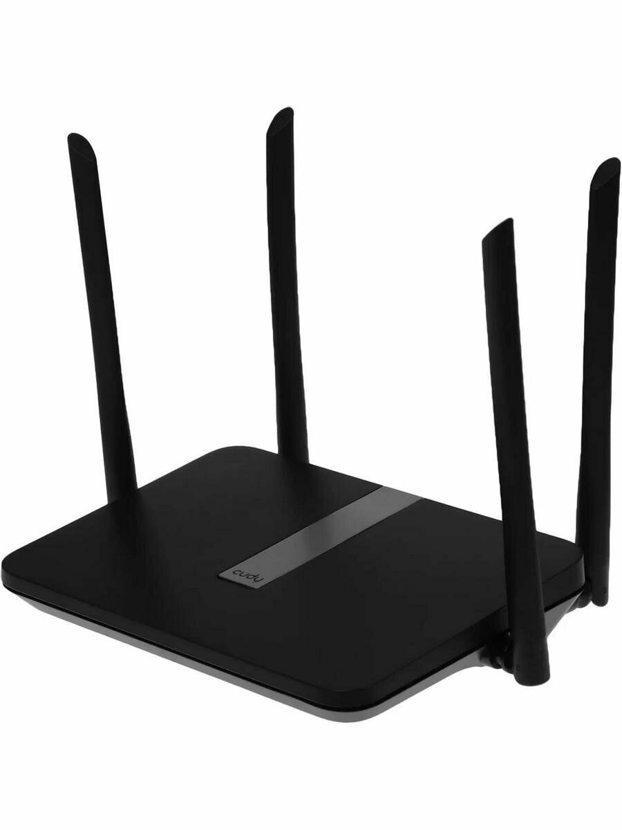 Маршрутизатор Cudy X6, AX1800 Wi-Fi 6 5 LAN 10/100/1000 Мбит/с, MU-MIMO, WPS, DDNS, DNS, IPv6, IPTV, Wake-on-LAN, WPA3, Mesh