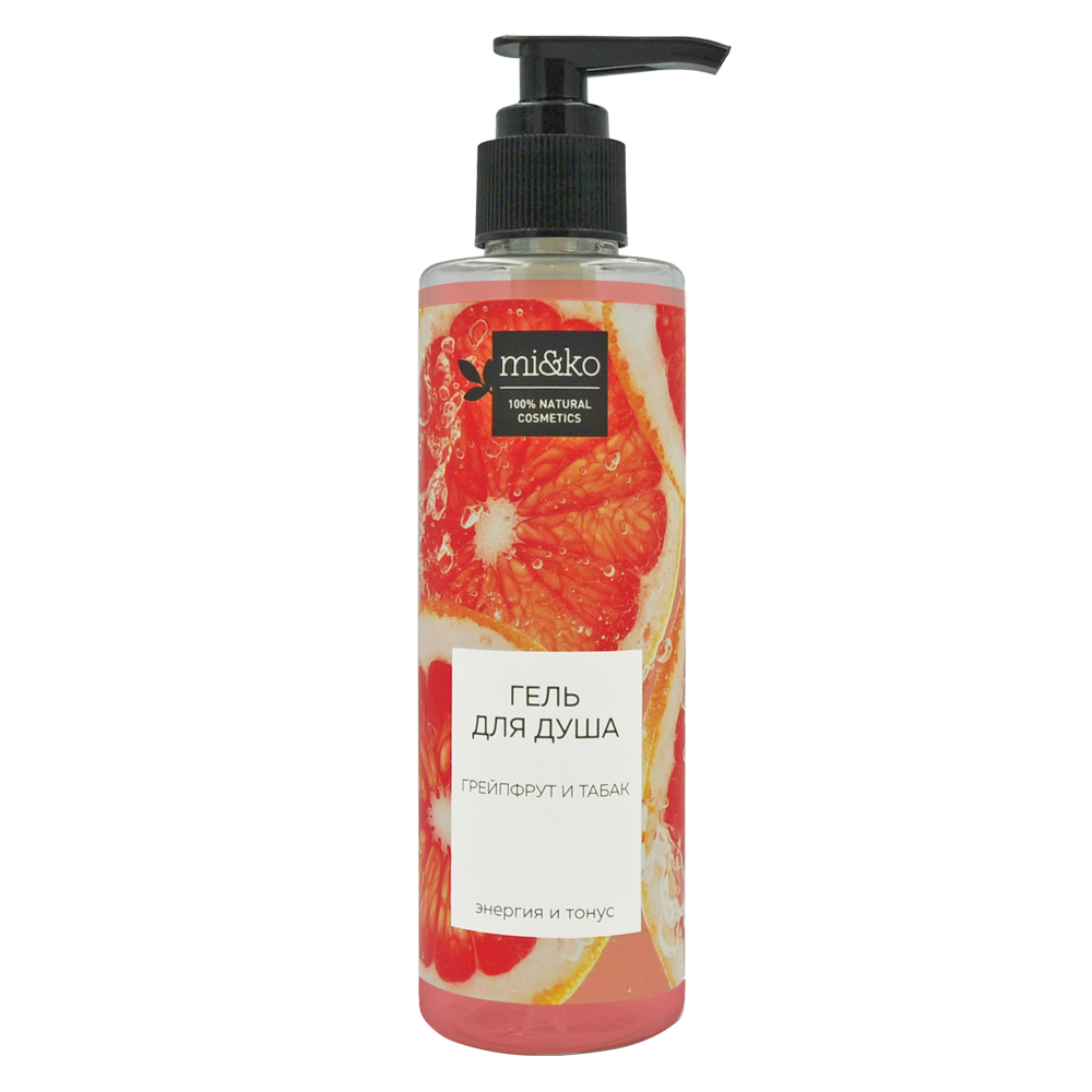 Гель для душа Mi&Ko Грейпфрут и табак 200 мл