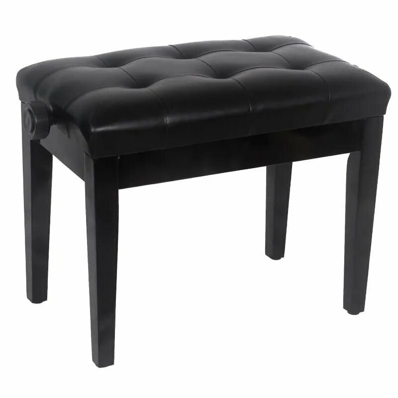 Табурет для одного музыкального инструмента, подъемный табурет для фортепиано, черный, 55x34x53 см