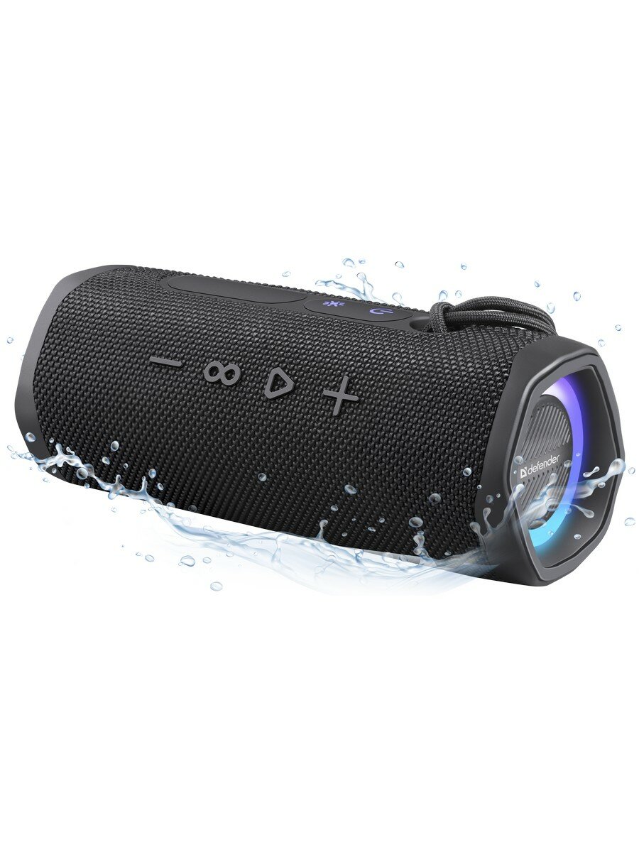 Колонка портативная DEFENDER Enjoy S800 (20Вт, Bluetooth, Light, FM, питание от USB, TF, AUX) (65802)