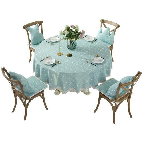 Скатерть хлопчатобумажная скатерть свадебный банкет отель скатерть вышивка круглая скатерть сладкая скатерть