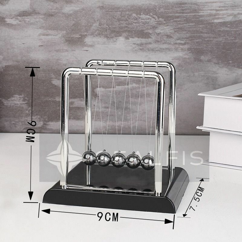 Маятник Ньютона антистресс настольный сувенир для снятия напряжения и изучения физики, оригинальный подарок для офиса и дома