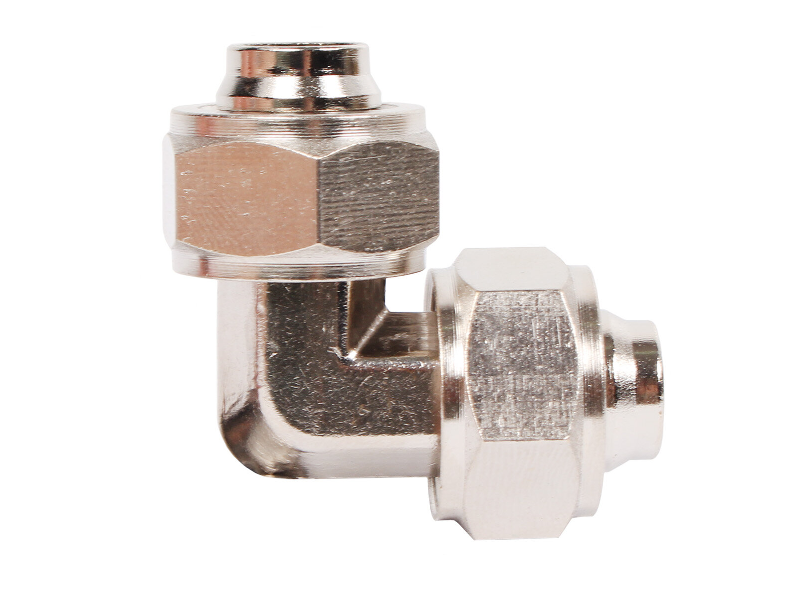 Фитинг угловой с накидными гайками KPV-16