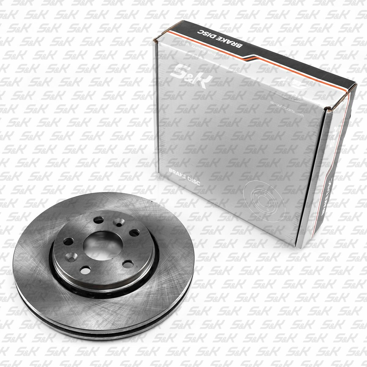 Диск тормозной передний вентилируемый для Рено Кангу 2008-, Мерседес Китан W415 2013- Renault Kangoo Mercedes-Benz Citan Артикул SKBD1164 производителя S&K