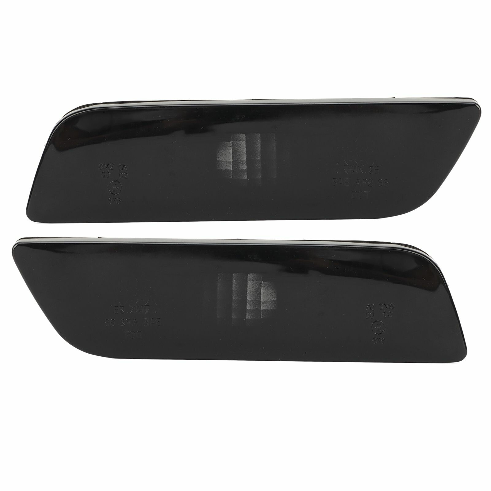 2 шт. Боковые габаритные фонари на бампере Volvo S80, черные