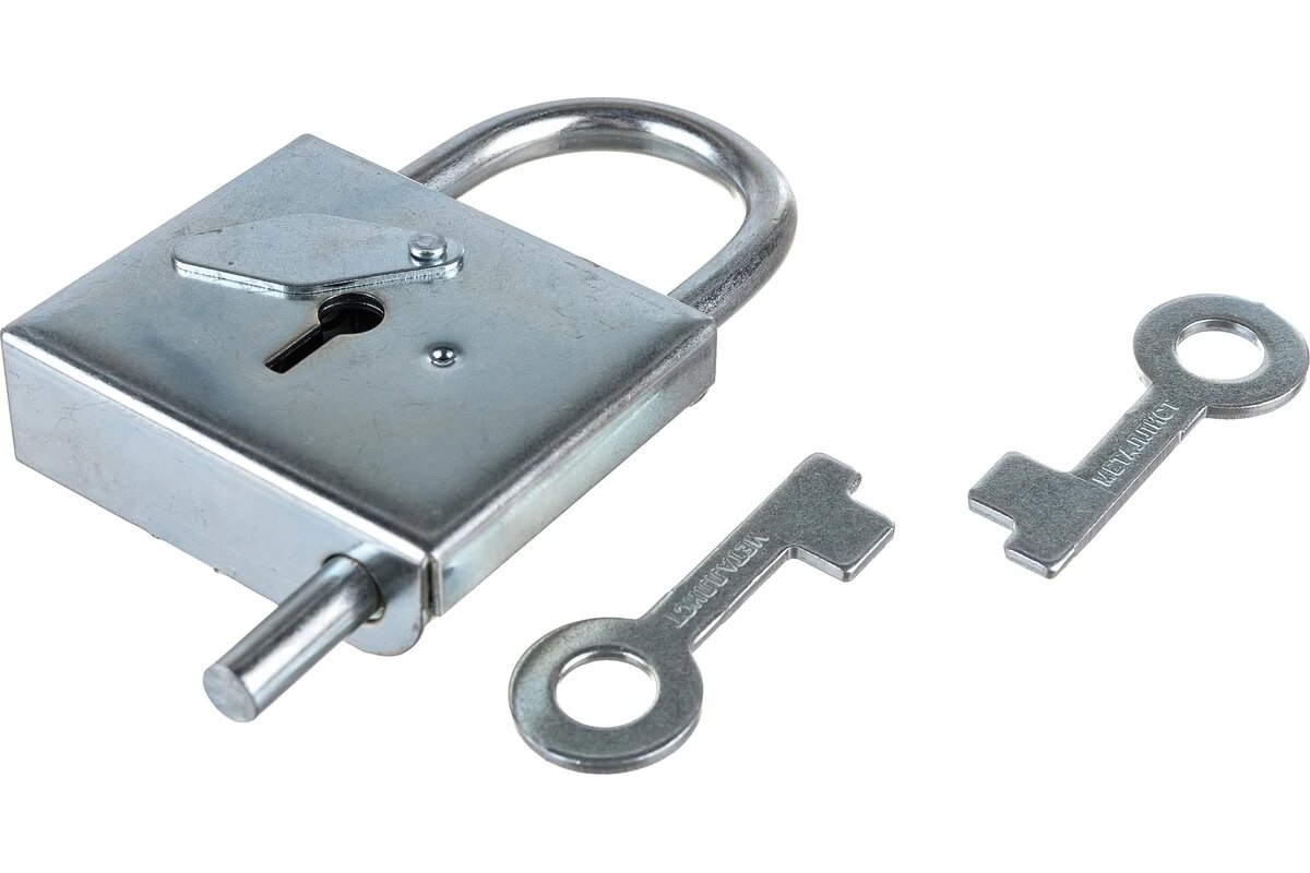 Навесной контрольный замок из цинкового сплава, код 91520, надёжное запирание