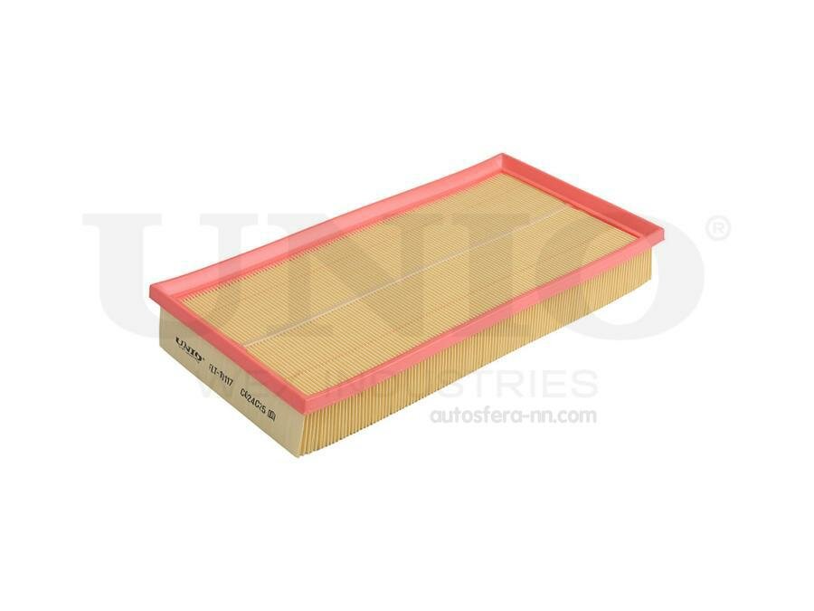 UNIO FLT10117 Фильтр воздушный VW Polo IV 08-, Skoda Octavia (1U2,1U5) 96-, Audi A3 96-